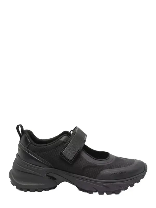 Calvin Klein Hike Runner Touch-strap Sneakers - Black