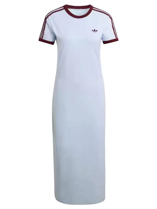 Adidas 3 Stripes Midi Dress - Blue