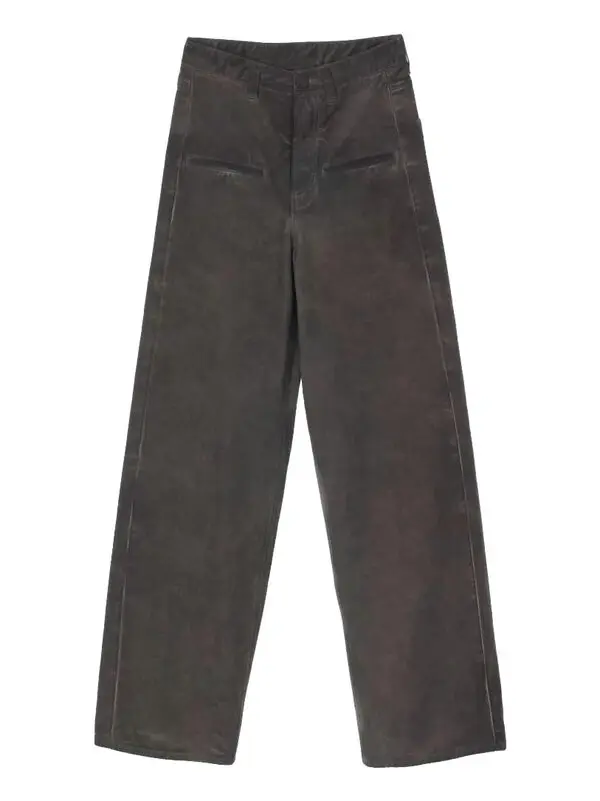UMA WANG Cotton Palazzo Pants - Grey