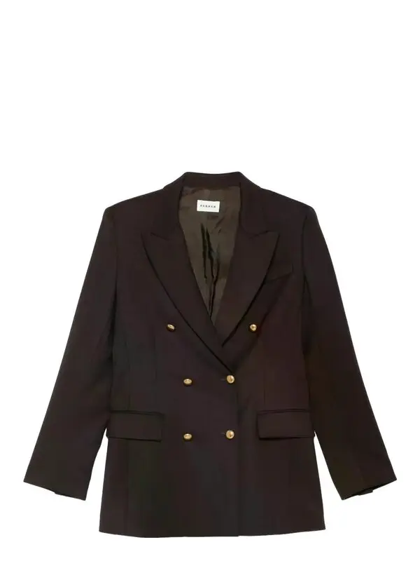 P.a.r.o.s.h Double-breasted Blazer - Brown