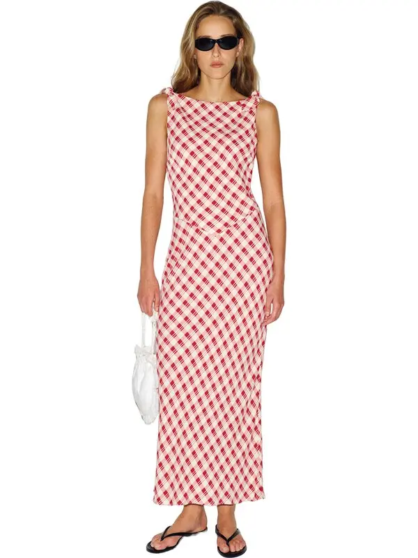REFORMATION Sorrel Midi Dress - Red