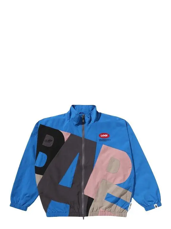 A BATHING APE By Kazuki Kuraishi Stand Collar Track Jacket - Blue