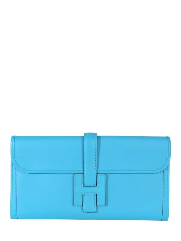 Hermès Bleu Zanzibar Evercolor Jige Elan 29 - Blue
