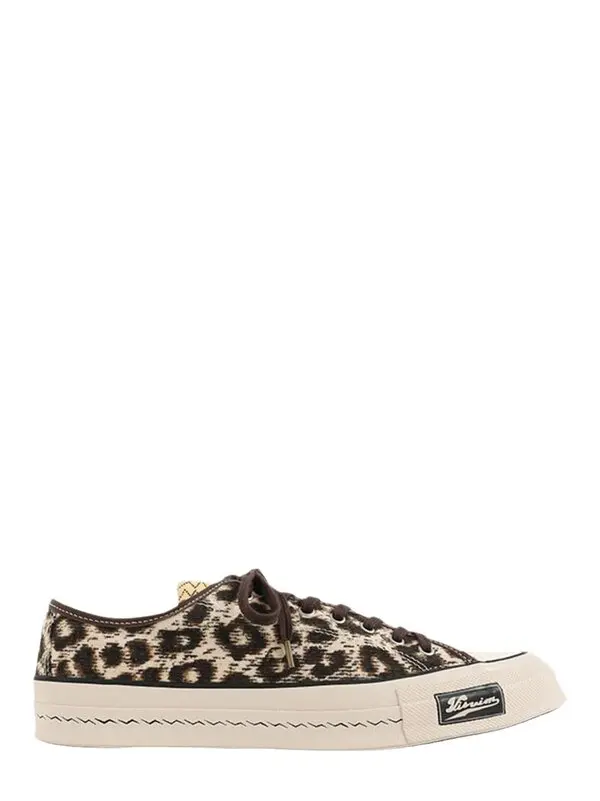 Visvim Skagway Lo Leopard Sneakers - Grey