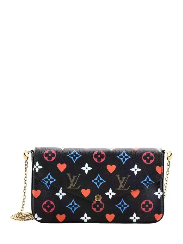 LOUIS VUITTON Felicie Pochette Game On Monogram - Black