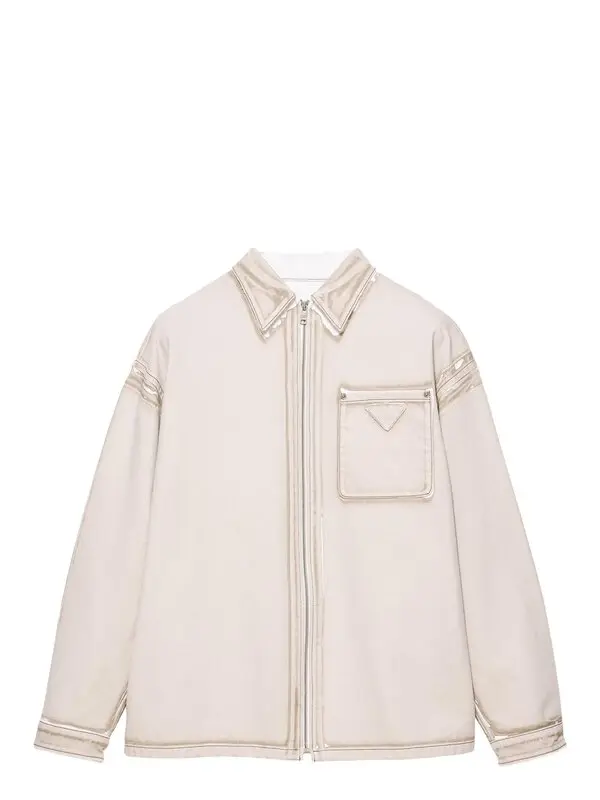 Prada Denim Printed Shirt - Brown