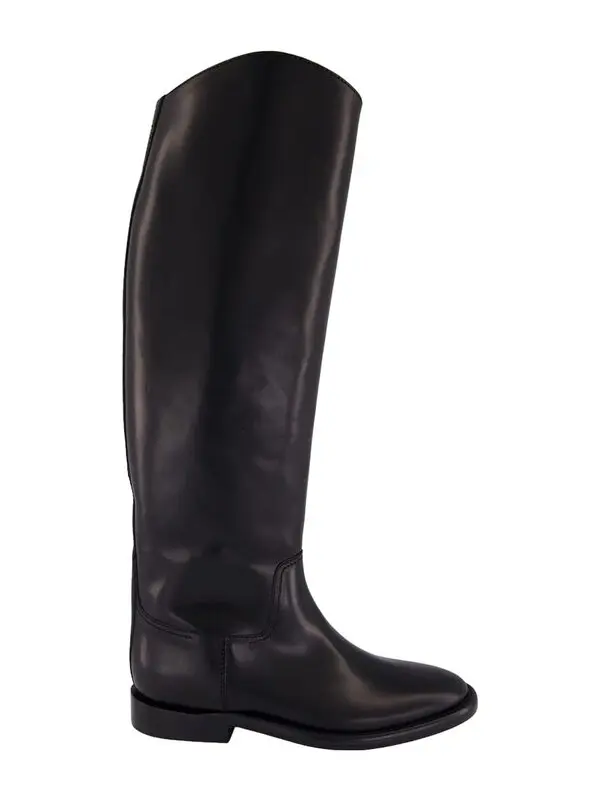 Paris Texas Idaho 20 Leather Knee-high Boots - Black
