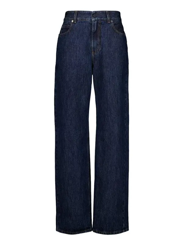 Fendi Dark Long Jeans - Blue