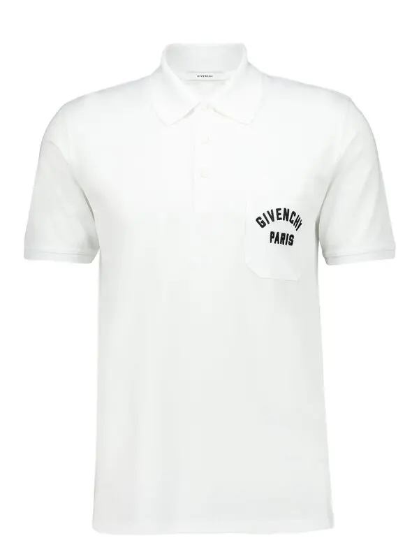 Givenchy Cotton Polo Shirt - White