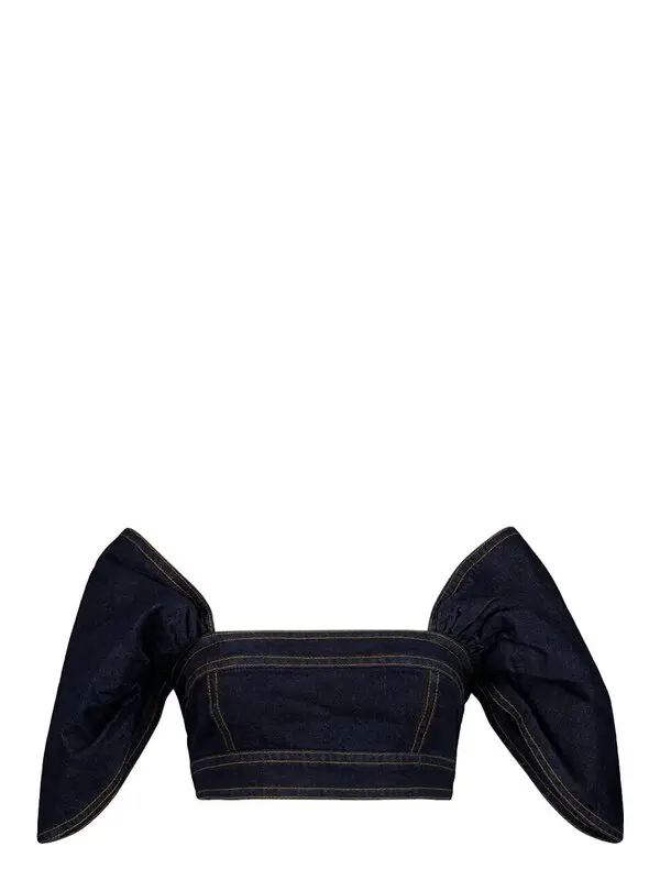 Zimmermann Rebellion Denim Bodice - Blue