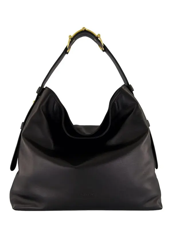 Gucci Leather Beatrix Large Tote Bag - Black