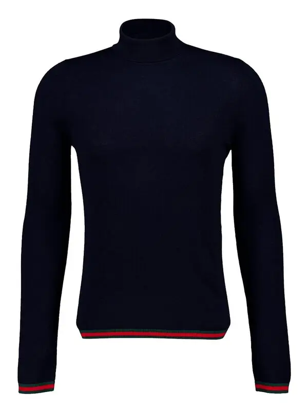 Gucci Cashmere Turtleneck - Blue