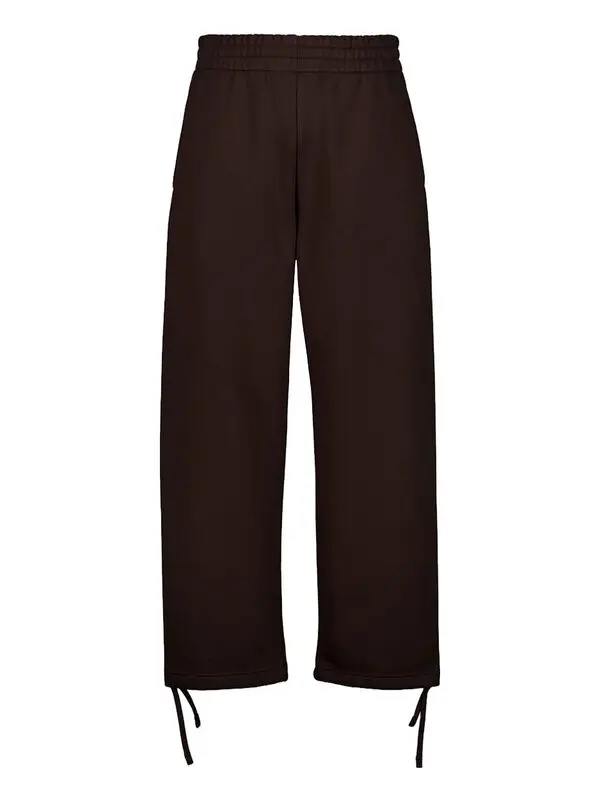 Gucci Dark Cotton Jersey Joggers - Brown