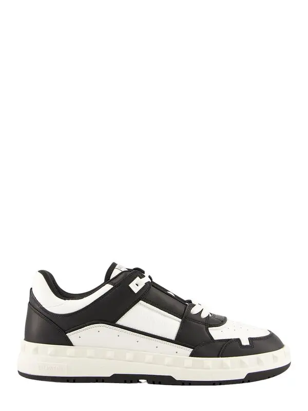 Valentino Garavani Freedots Calfskin Low-top Sneakers - Multicolour