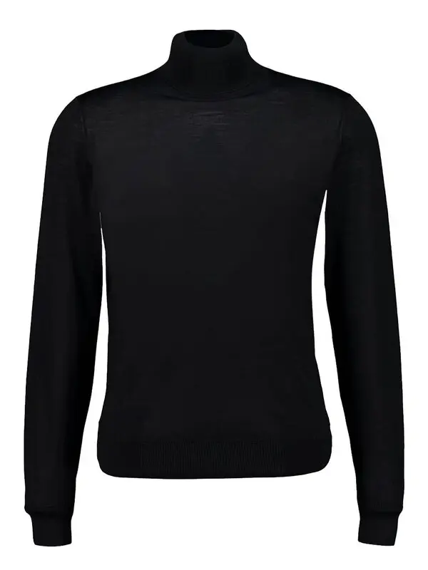 PIACENZA CASHMERE 1733 Virgin Wool High-neck Jumper - Black