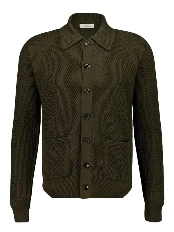 PIACENZA CASHMERE 1733 Virgin Wool Button-up Overshirt - Brown