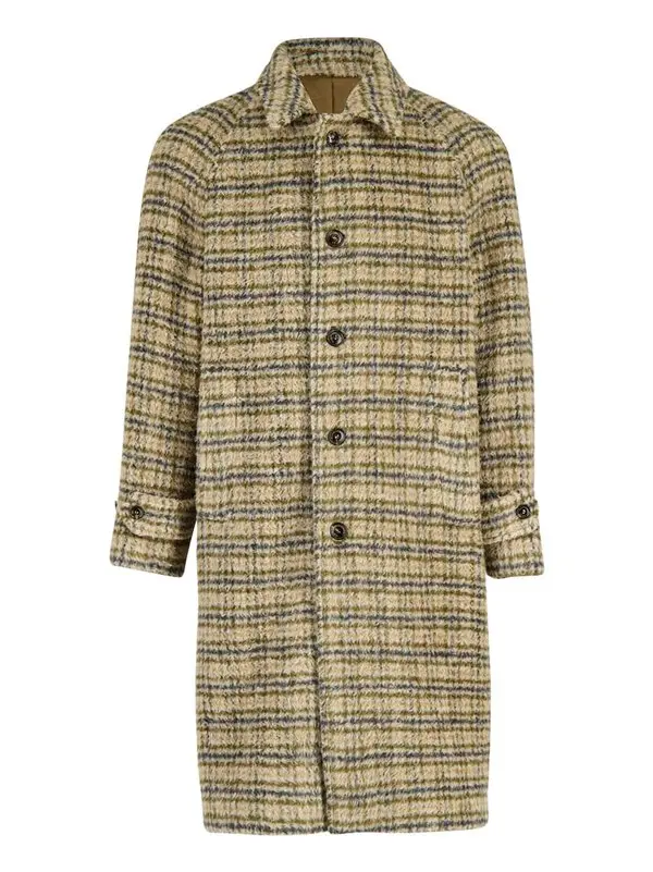 PIACENZA CASHMERE 1733 Checked Wool-silk Coat - Multicolour