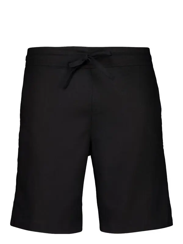 Spiritum Tulum Palmeta Tailored Bermuda Shorts - Black