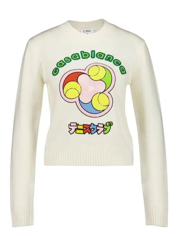 Casablanca Merino Knit Sweater - Multicolour