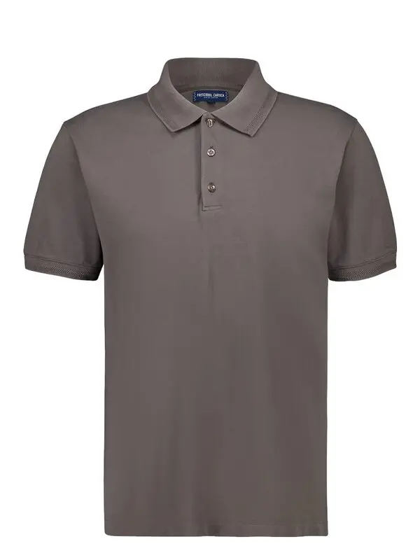 Frescobol Carioca Cedar Horacio Cotton Polo Shirt - Grey