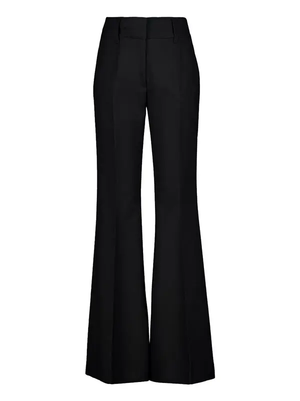 Gabriela Hearst Wool-cashmere Flared Trousers - Blue