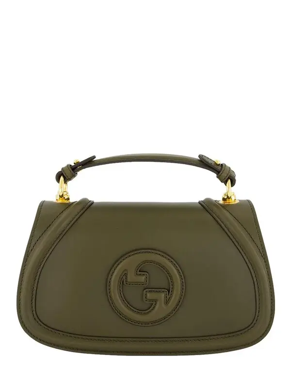Gucci Blondie Medium Top Handle Bag - Green