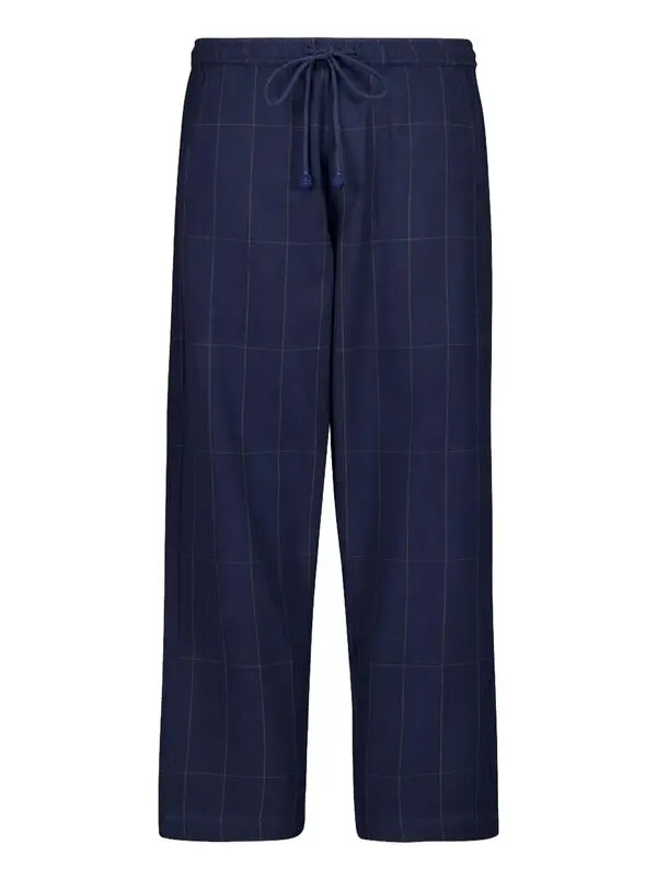 BAZISZT Anthem Cotton Pants - Blue