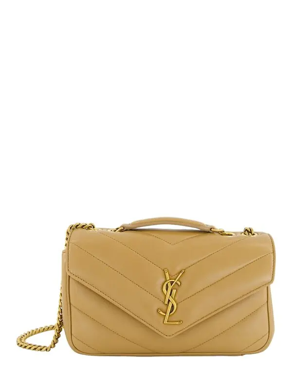 Saint Laurent Small Loulou Bag - Brown
