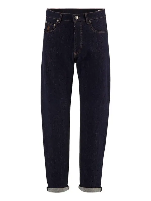 Brunello Cucinelli Iconic Fit Five-pocket Jeans - Blue