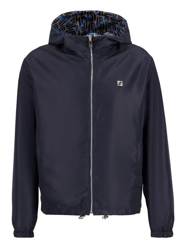 Fendi Reversible Nylon Jacket - Blue