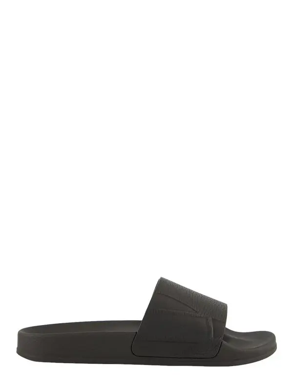 Frescobol Carioca Humberto Leather Sliders - Black