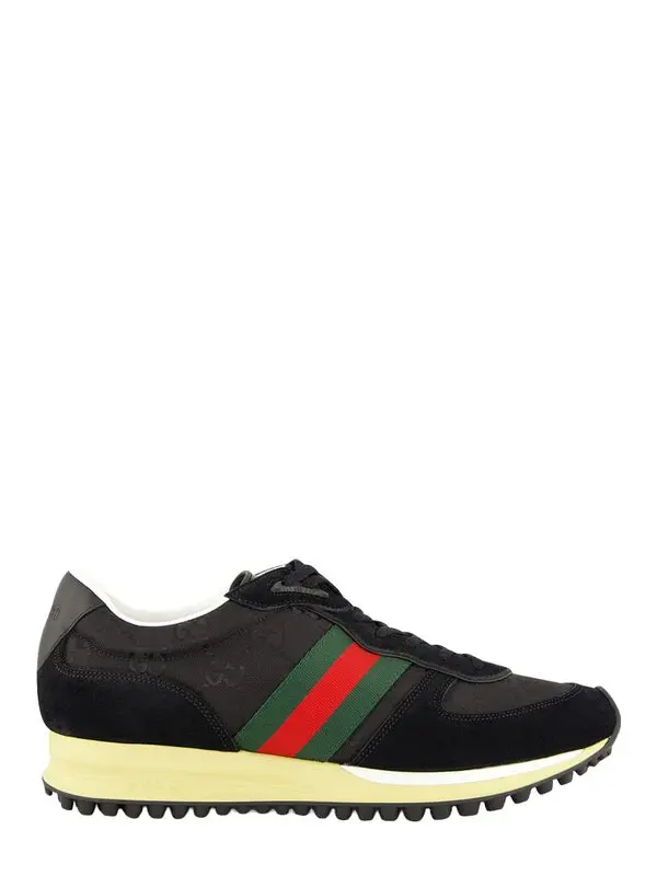 Gucci Re-motion Gg Canvas Trainers - Black