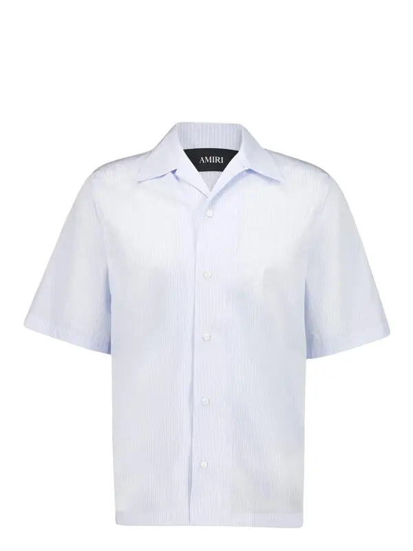 Amiri Ashley Starburst Camp Shirt - Blue