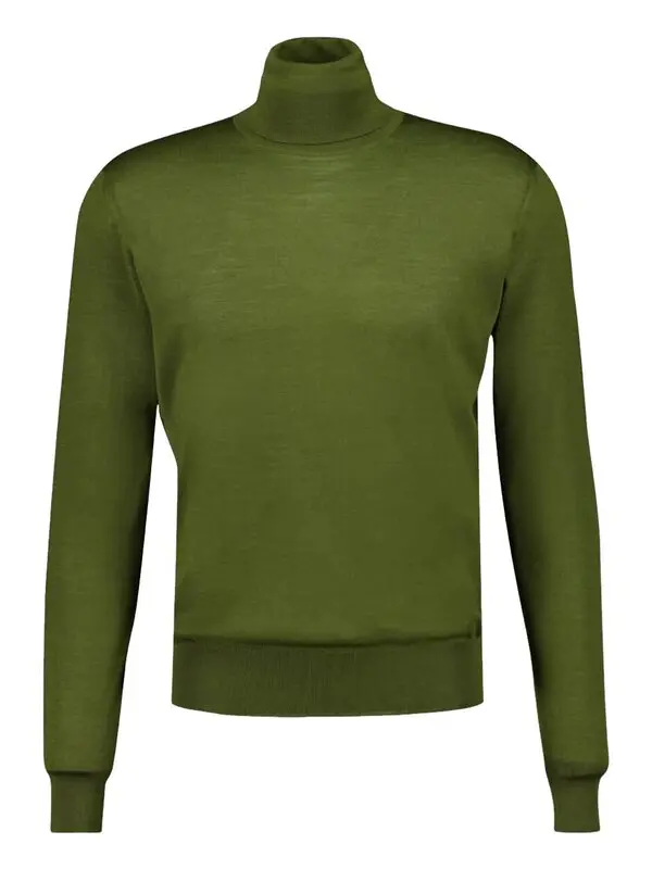 Saint Laurent Turtleneck Sweater - Green