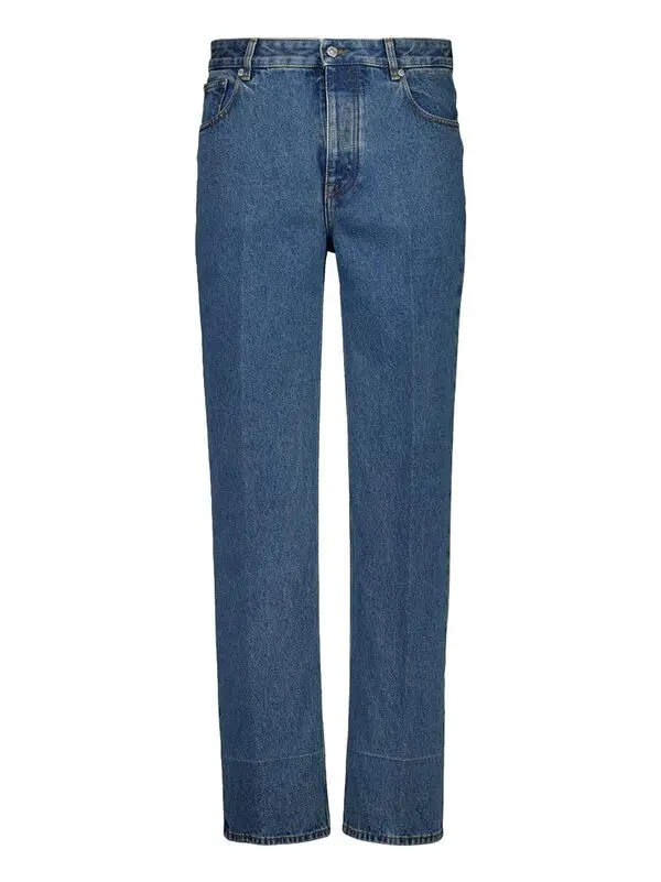 Valentino Garavani Regular Fit Denim Trousers - Blue