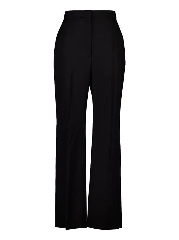 Givenchy Classic Wool Cigarette Trousers - Black