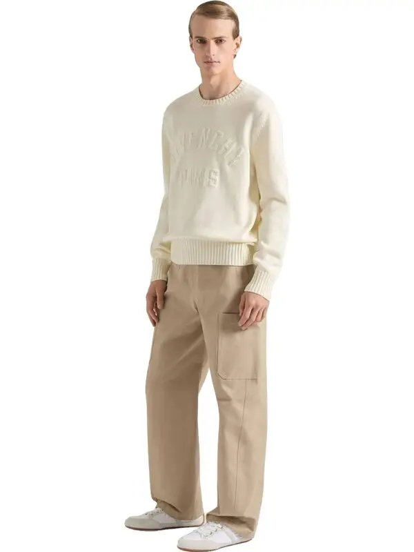 Givenchy Cotton Paris Sweater - Cream
