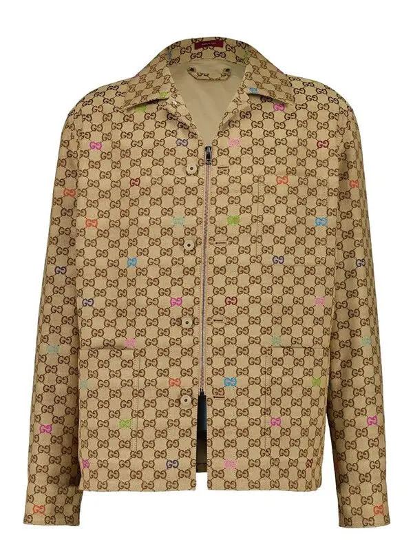 Gucci Gg Canvas Jacket - Multicolour