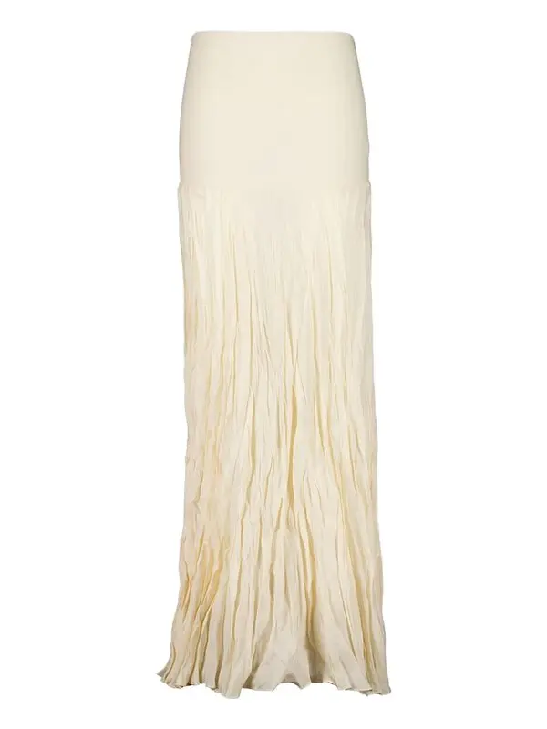 Johanna Ortiz Light And Sound Maxi Skirt - Cream