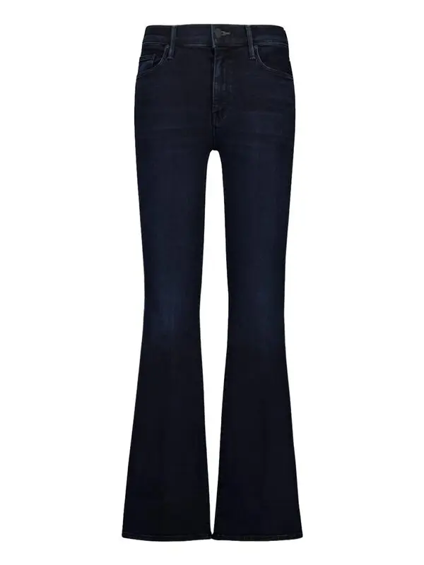 MOTHER Night In Venice Mid-rise Flare Jeans - Blue