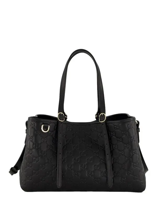 Gucci Gg Arabella Leather Tote Bag - Black