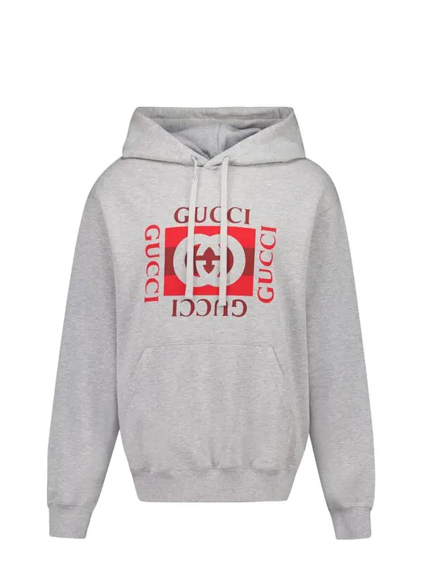 Gucci Interlocking G Print Cotton Jersey Sweatshirt - Multicolour