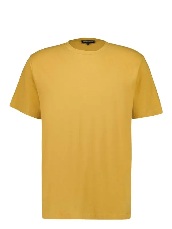 Frescobol Carioca Tuscan Sun Dinis Cotton-linen T-shirt - Orange