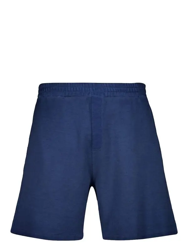 120% Lino Linen Fleece Shorts - Blue