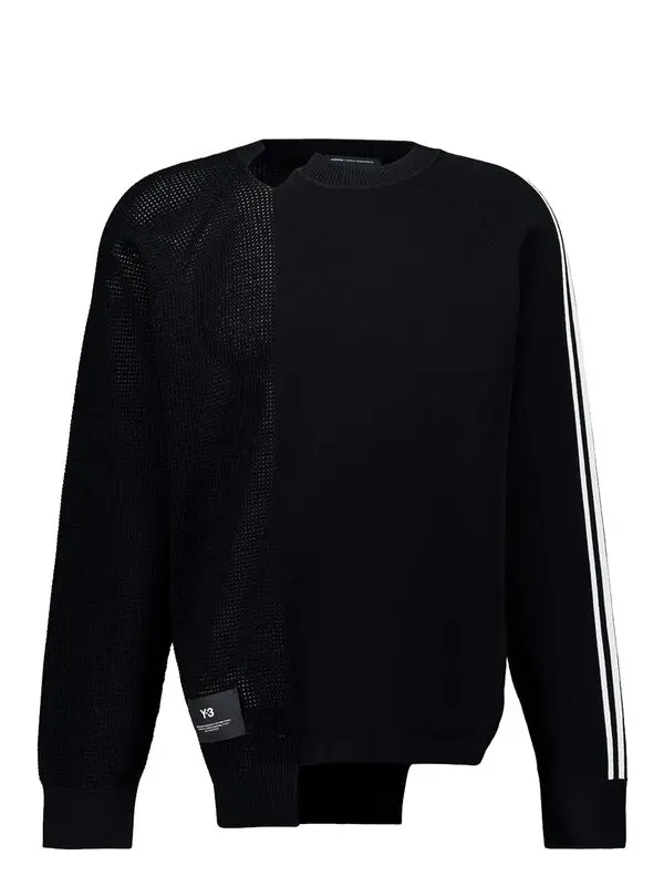 Y3 Knit Logo Sweater - Black