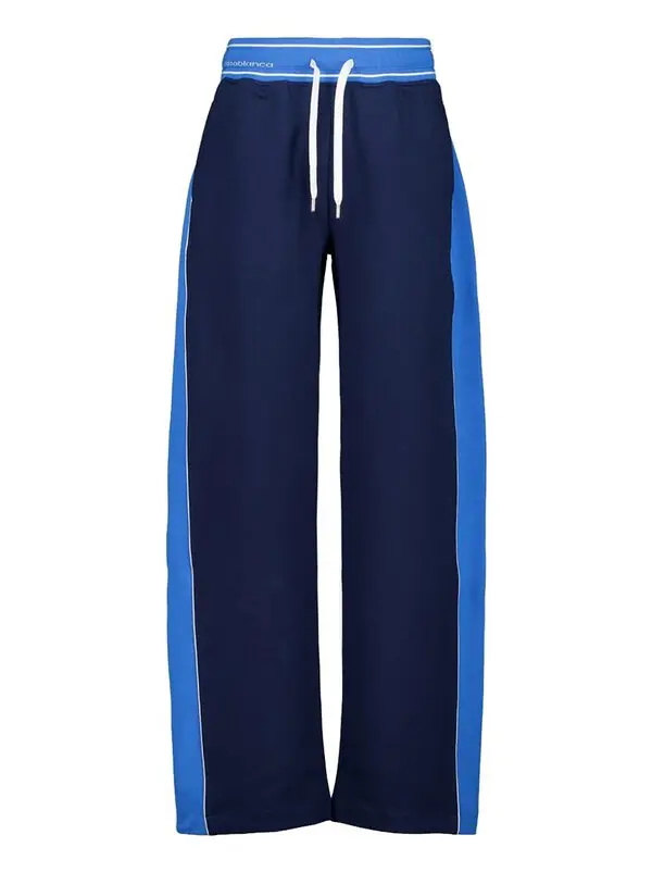 Casablanca Low-rise Cotton Joggers - Blue