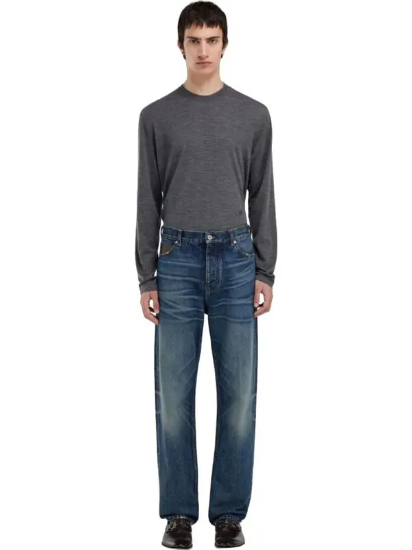 FERRAGAMO Vintage Five-pocket Straight-leg Jeans - Blue
