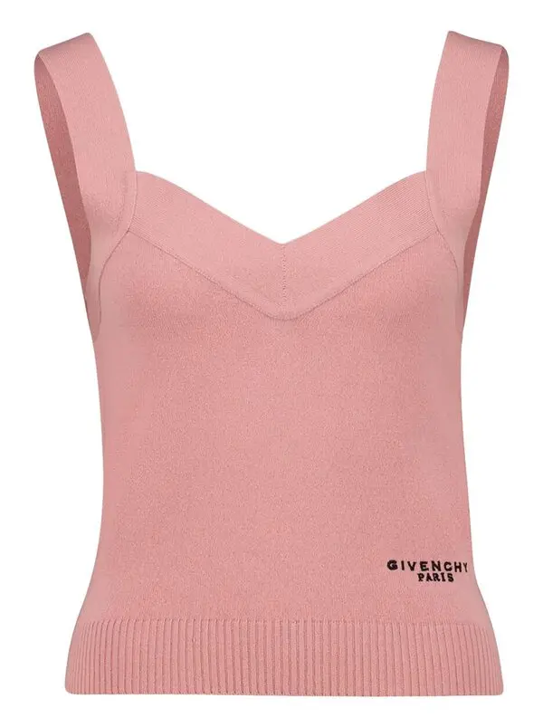 Givenchy Wool And Cashmere Tank Top - Pink