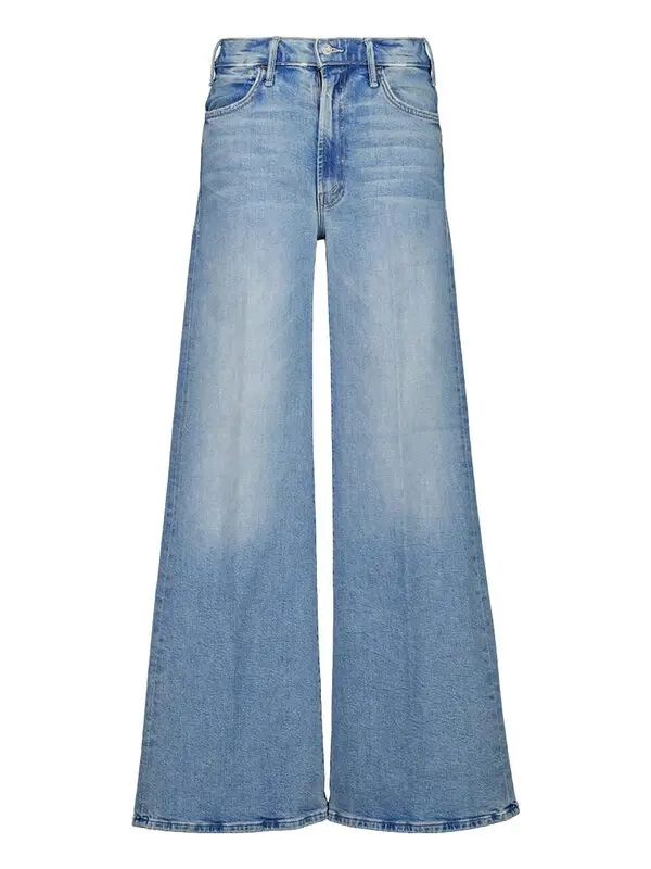 MOTHER Wide-leg Jeans In I Confess Wash - Blue