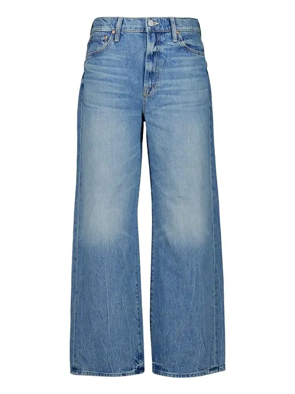 MOTHER The Dodger Flood Jeans In Folkstar Wash - Blue